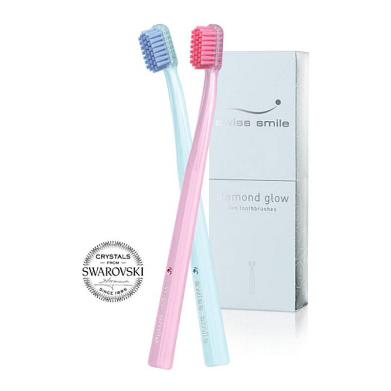 SWISS SMILE Diamond Glow SWAROVSKI SET 2szt. RÓŻOWA i BŁĘKITNA (E398 ... SWISS SMILE Diamond Glow SWAROVSKI SET 2szt. RÓŻOWA i BŁĘKITNA (E398 ...